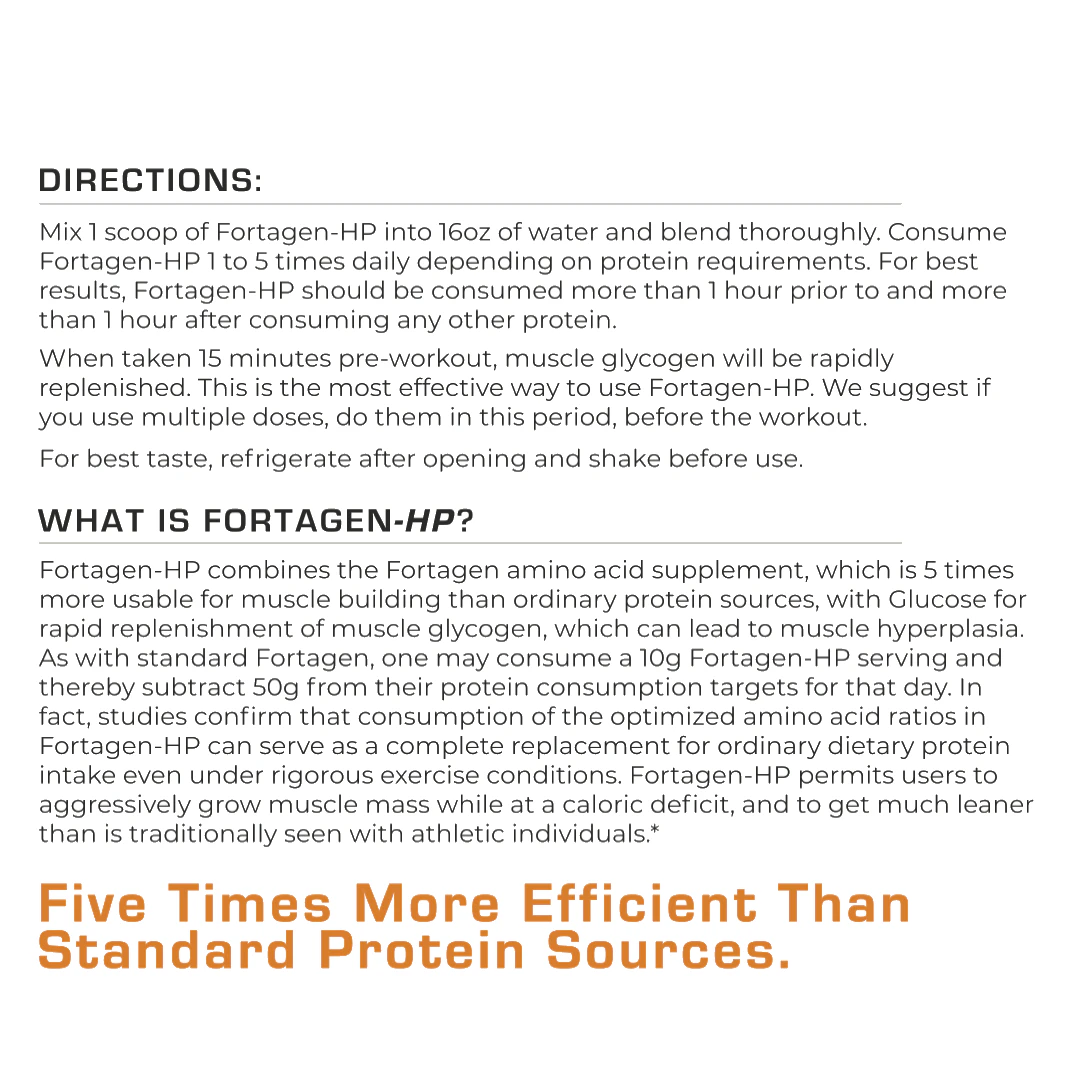 FortagenHP | Products | Jaquish Biomedical