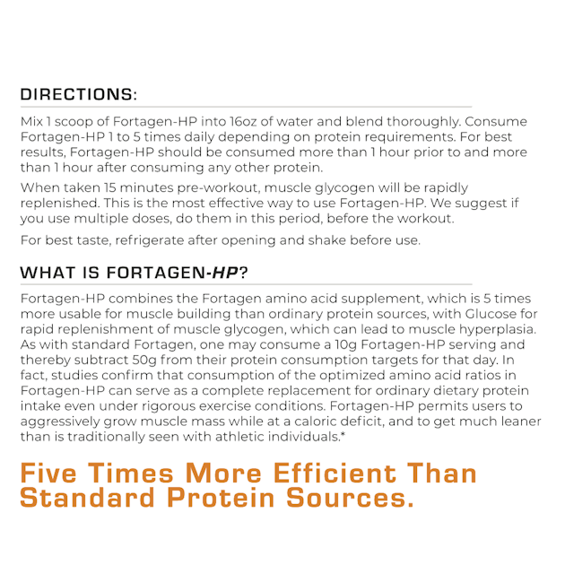 FortagenHP | Products | Jaquish Biomedical